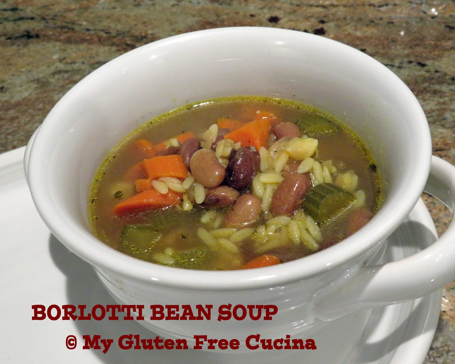 Borlotti Bean Soup – My Gluten Free Cucina