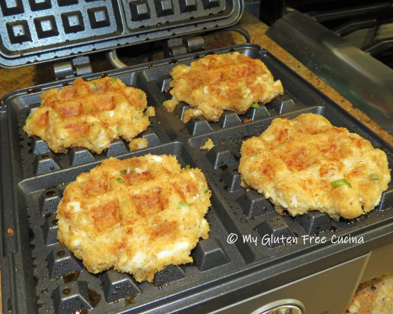 Gluten Free Crab Cake Waffles – My Gluten Free Cucina