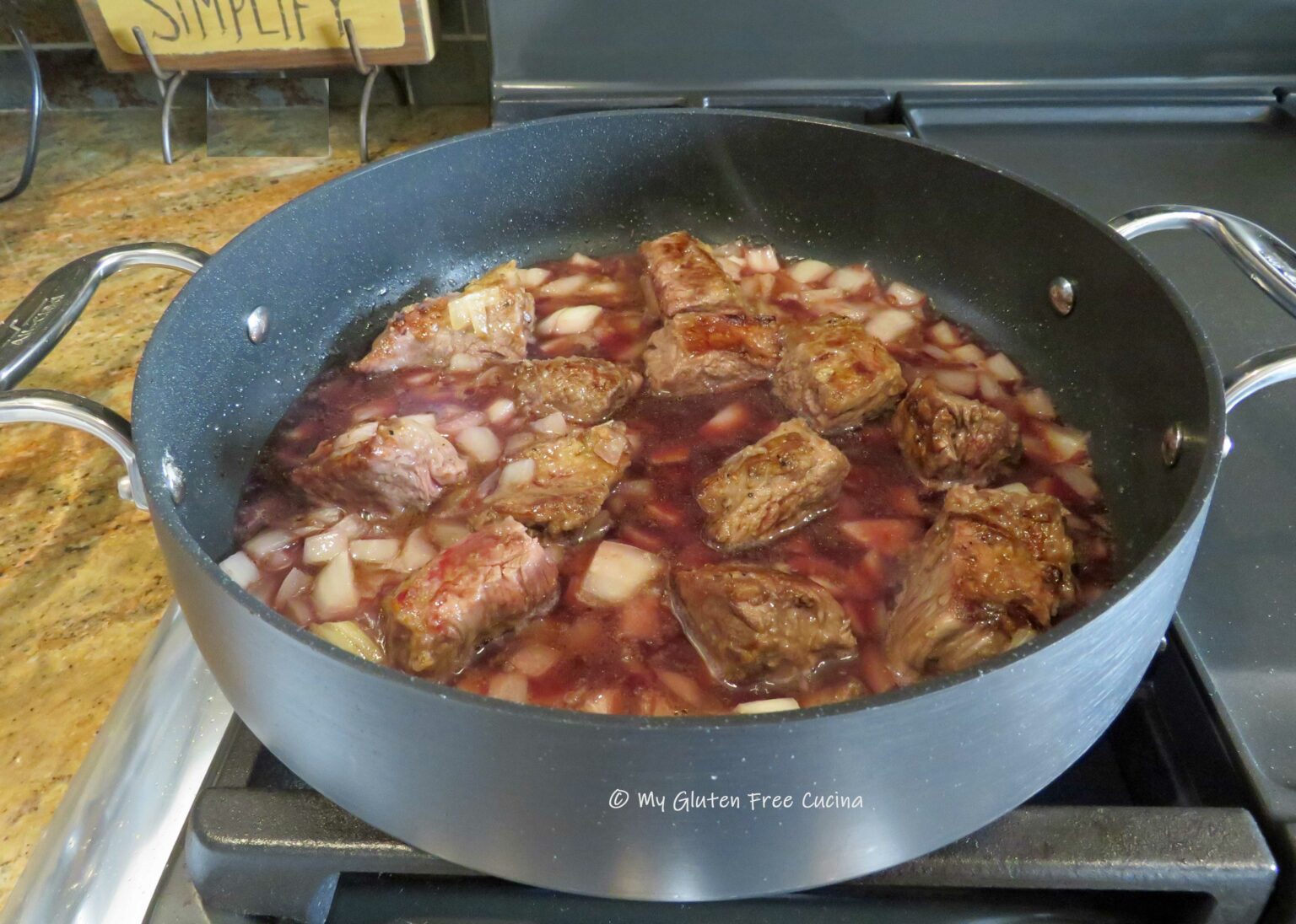 Burgundy Beef Tagliatelle – My Gluten Free Cucina