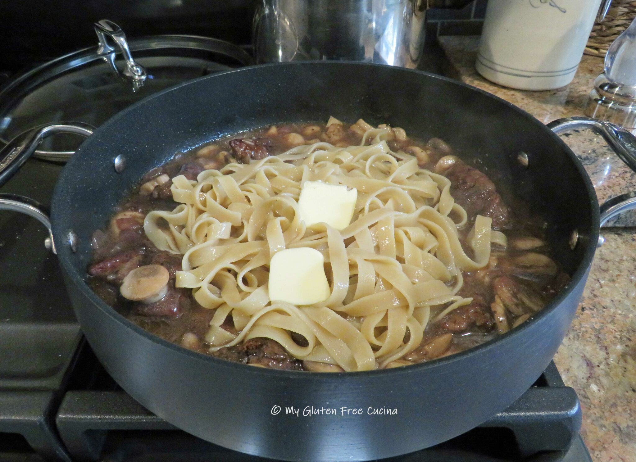 Burgundy Beef Tagliatelle – My Gluten Free Cucina