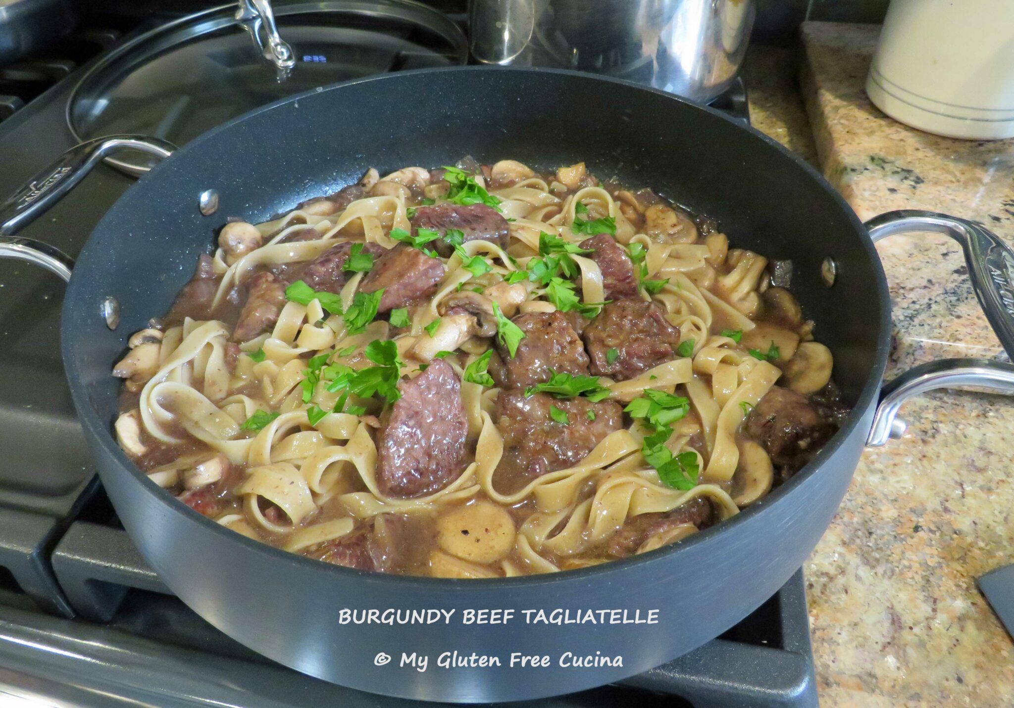 Burgundy Beef Tagliatelle – My Gluten Free Cucina
