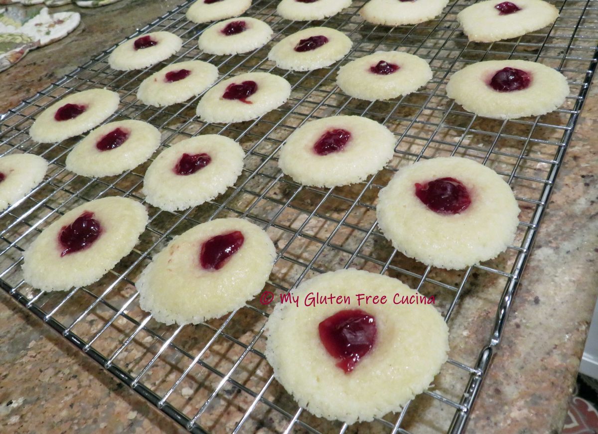 Gluten Free Raspberry Thumbprint Cookies – My Gluten Free Cucina
