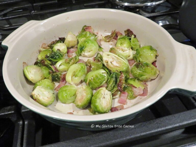 Gluten Free Pipe Rigate with Brussels Sprouts – My Gluten Free Cucina