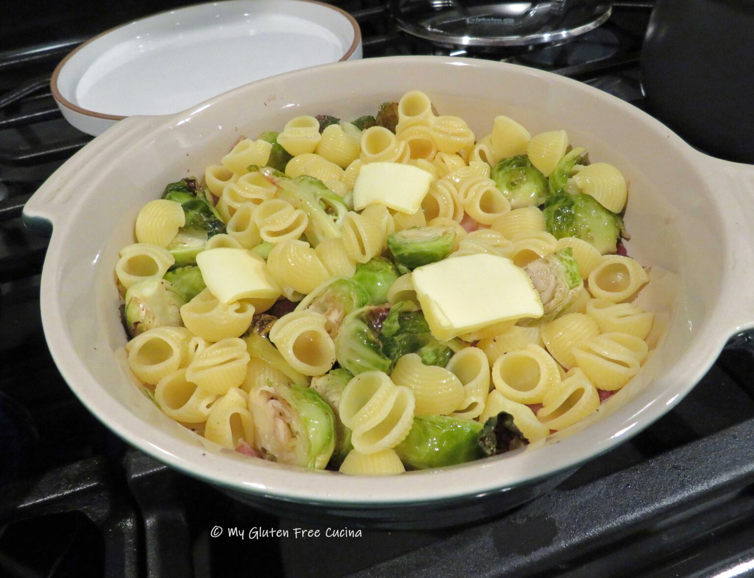 Gluten Free Pipe Rigate with Brussels Sprouts – My Gluten Free Cucina