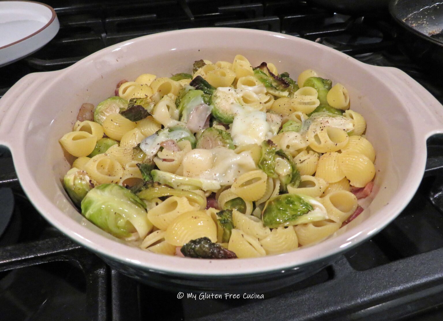 Gluten Free Pipe Rigate with Brussels Sprouts – My Gluten Free Cucina