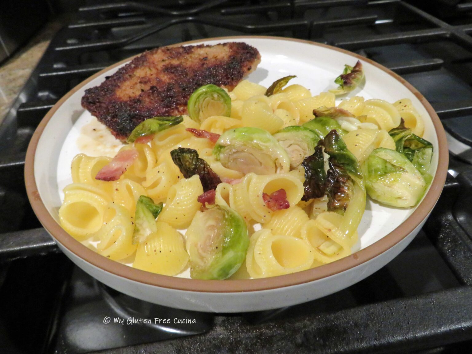 Gluten Free Pipe Rigate with Brussels Sprouts – My Gluten Free Cucina