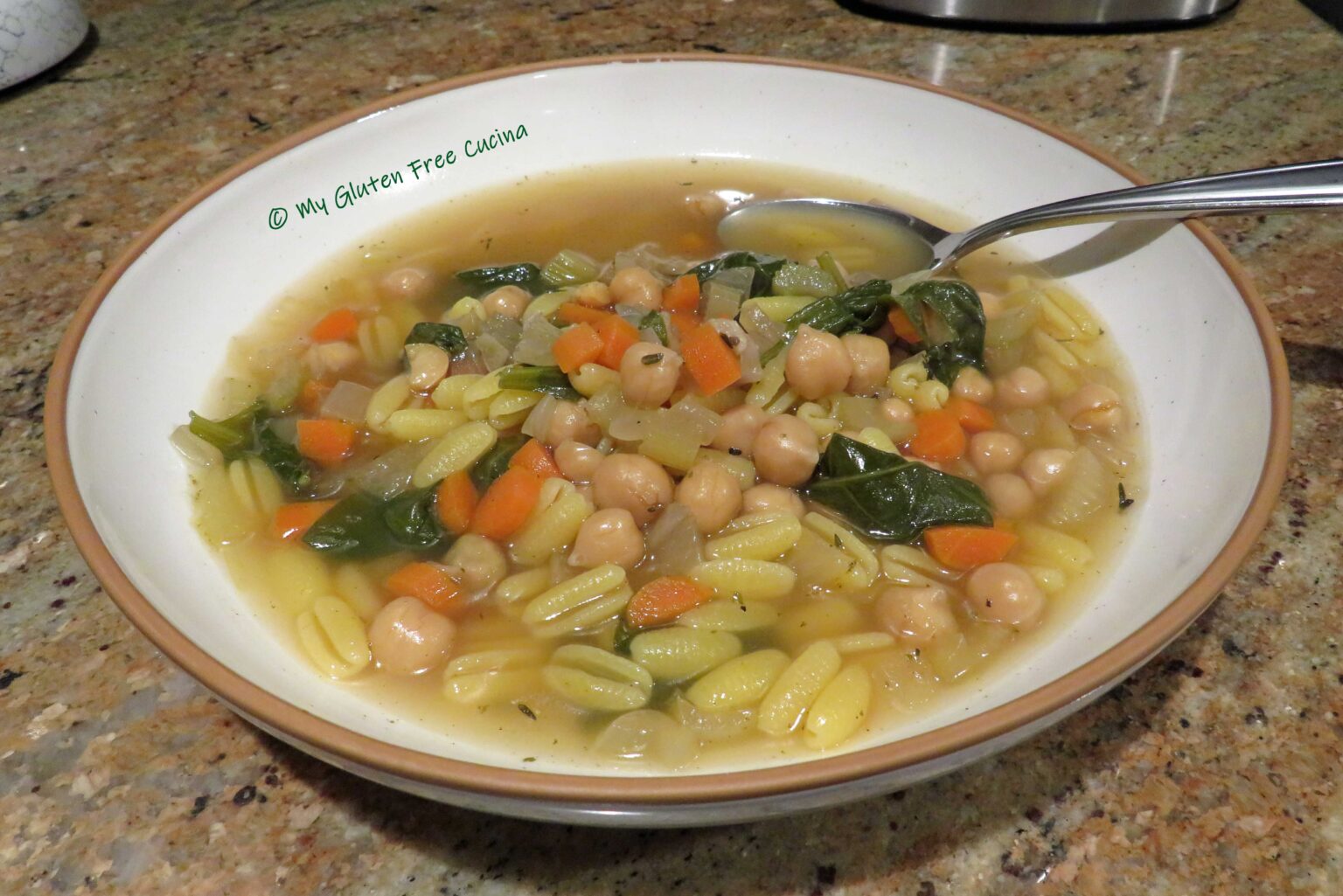 Soup du Jour – Chickpea and Spinach – Cooking from the Pantry – My ...