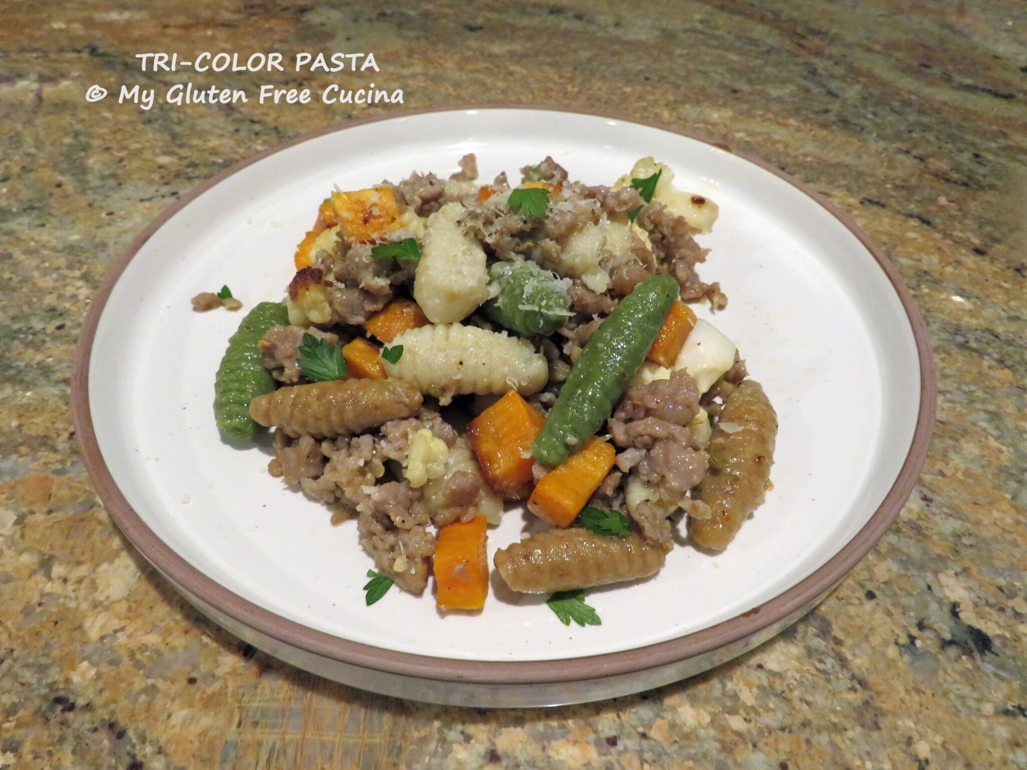 Tri-Color Gluten Free Pasta – My Gluten Free Cucina
